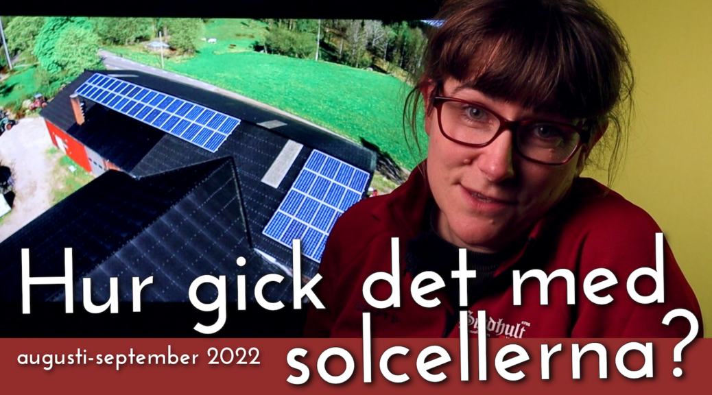 Hur gick det med solcellerna i augusti och september 2022? | Sundhults ...